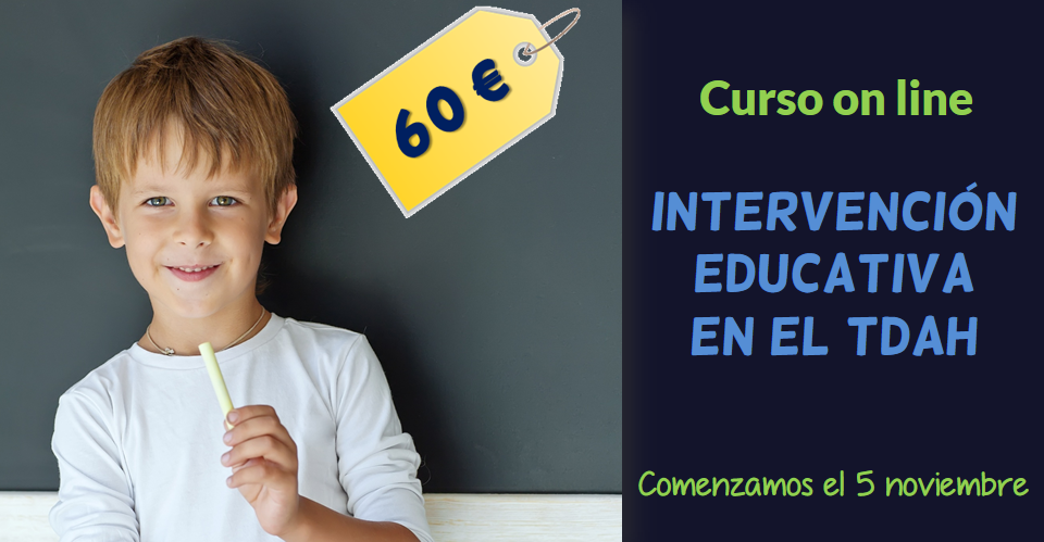 Intervención Educativa en el TDAH, curso on line – Jesús Jarque García